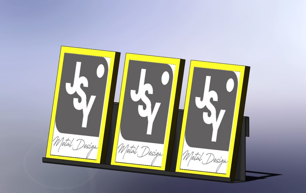 Tablette murale 3D porte photo - JSY Metal design